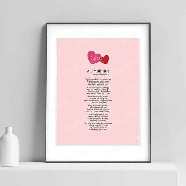 Hug Print - Etsy