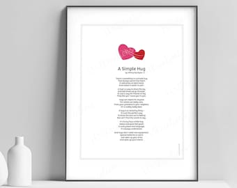 Printable Hug Poem - Etsy
