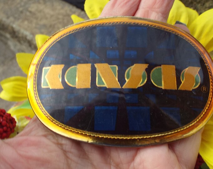 Classic Vintage 1978 KANSAS Rock Band Pacifica Belt Buckle - Etsy