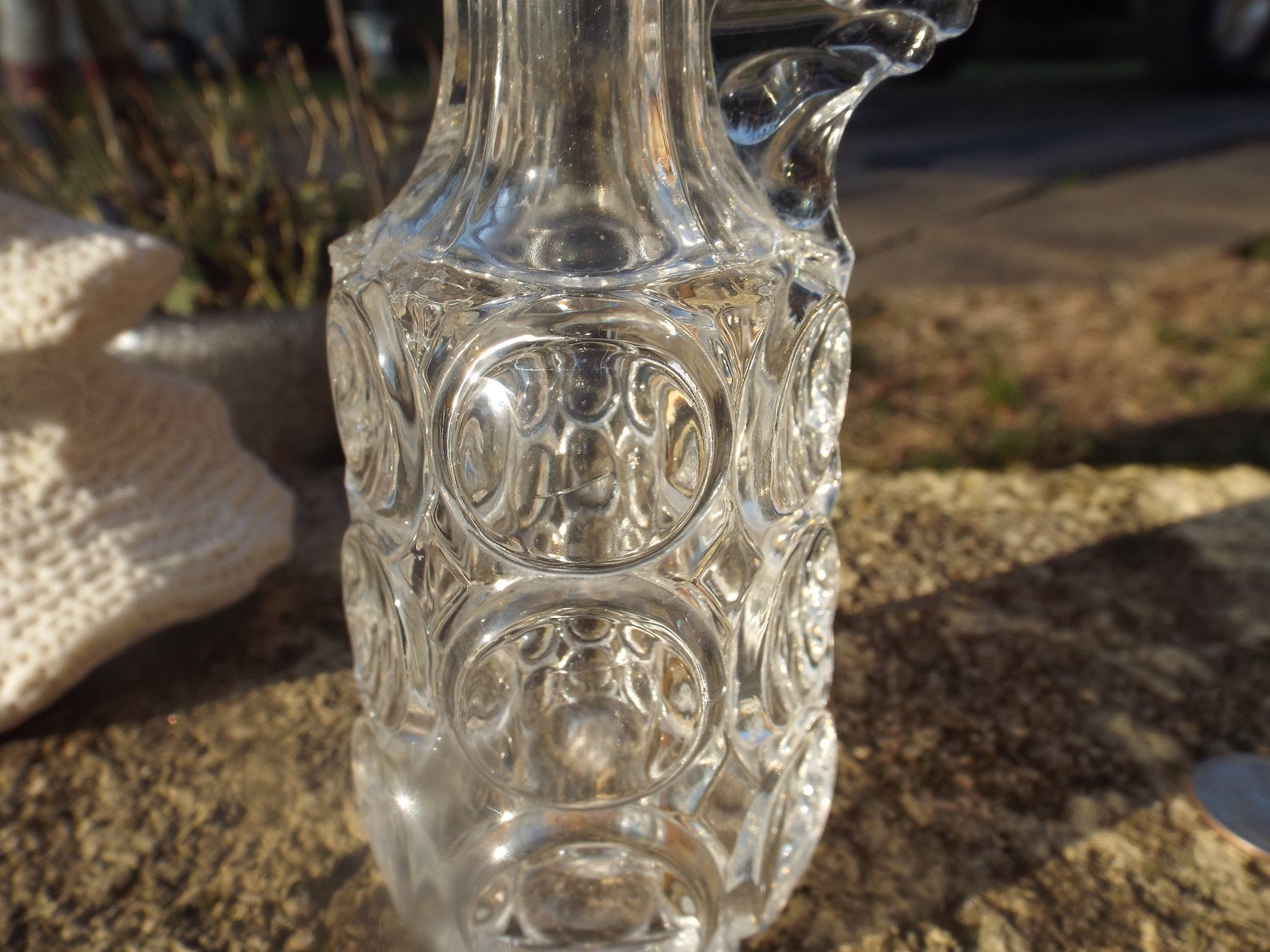 1890 EAPG Model Flint Glass Company model Bulls Eye Cruet - Etsy