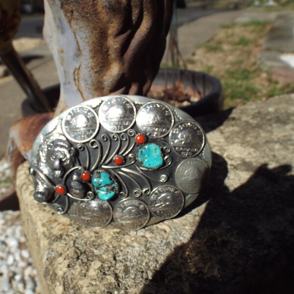 Native American Belt Nickel Vintage - Etsy