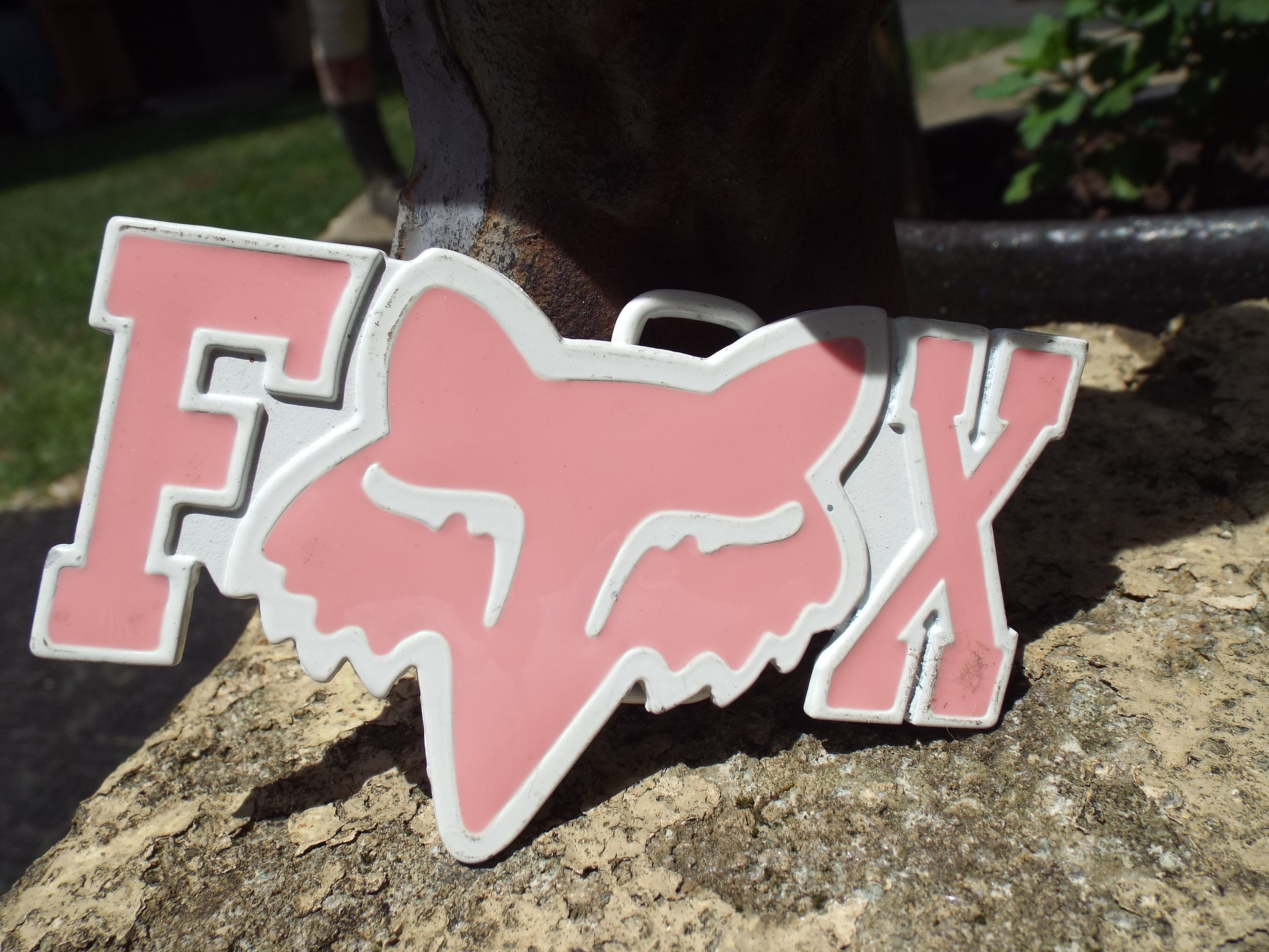Pink Fox Racing Logo Bow