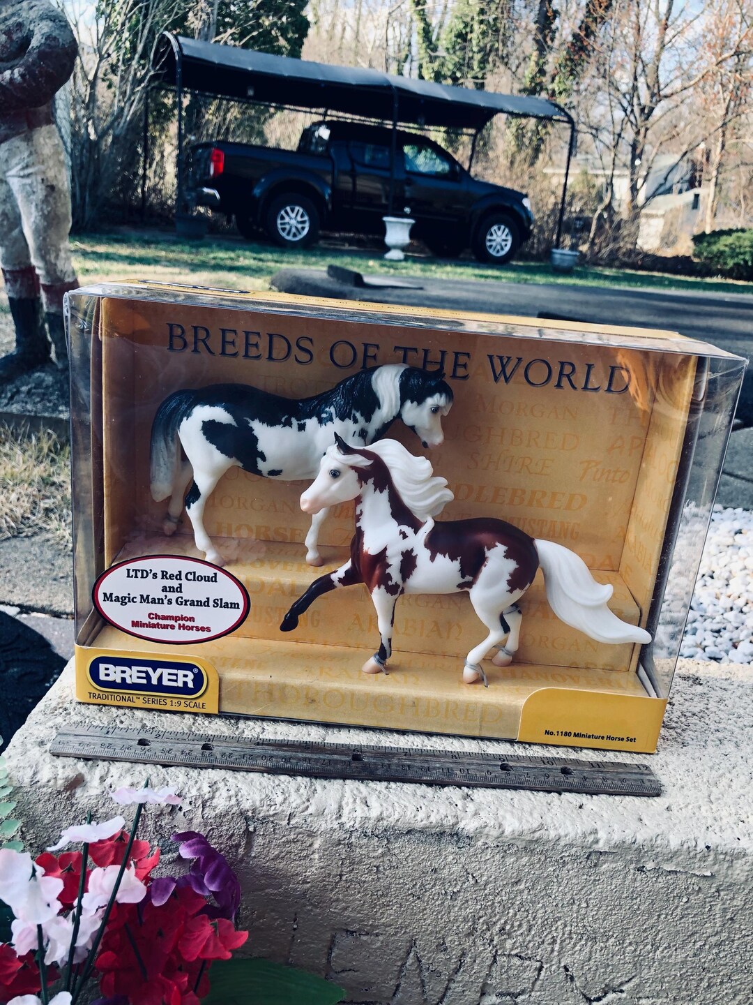 Classic Vintage Breyer Model Set Ltds Red Cloud and Magic Mans Grand ...