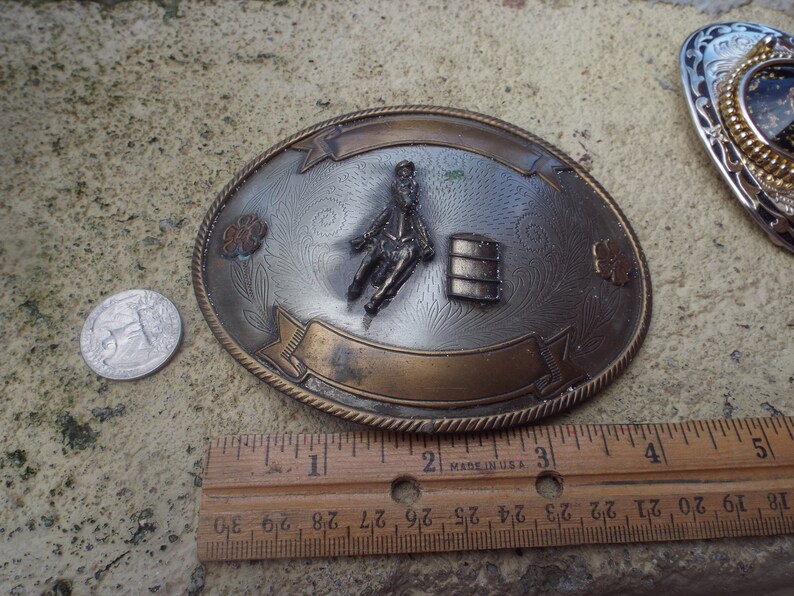 Classic Vintage Cowboy Barrel Racing Award Rodeo Trophy Large | Etsy