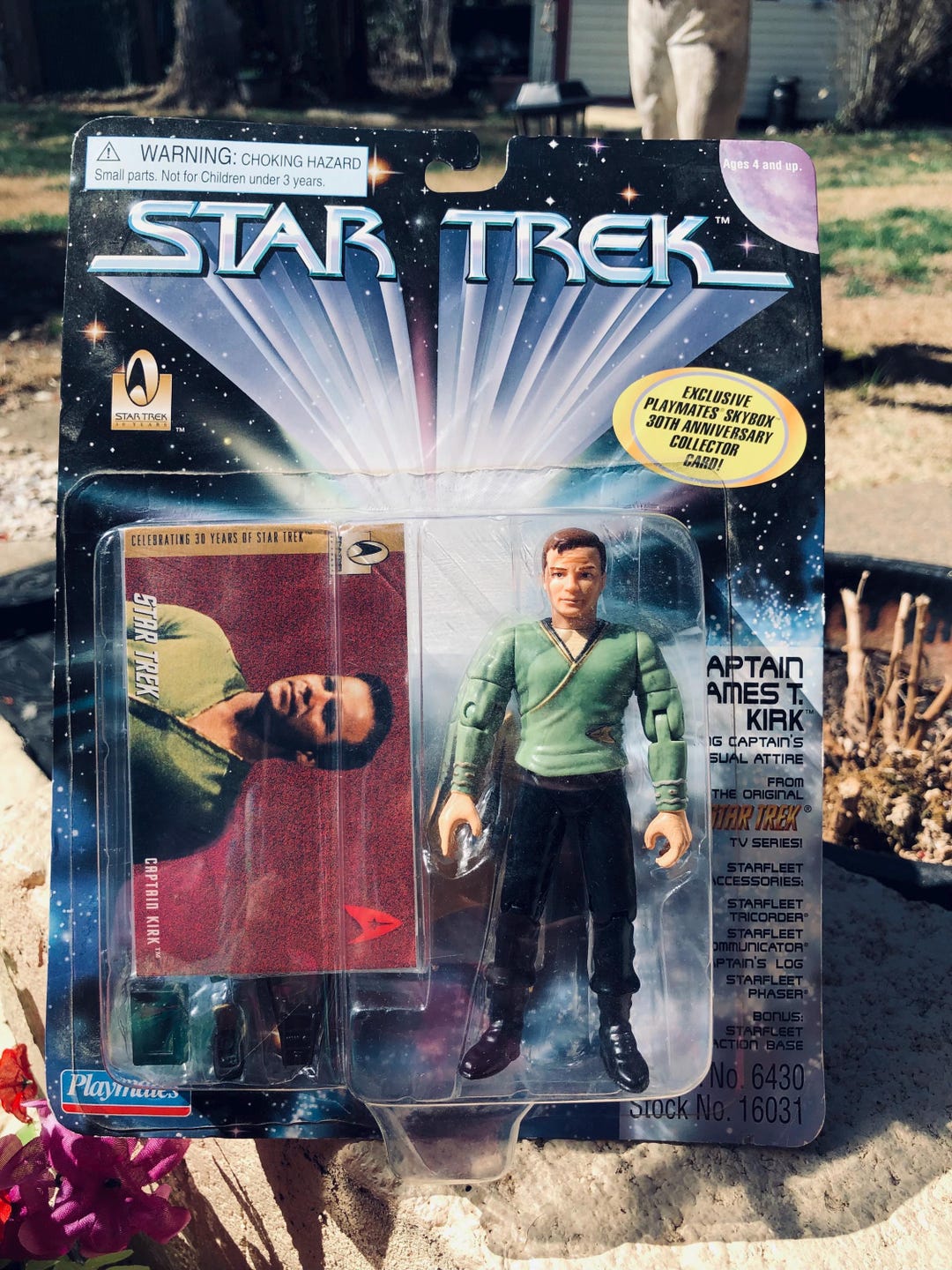 1996 Playmates Star Trek Original Series James T Kirk Action Figure ...