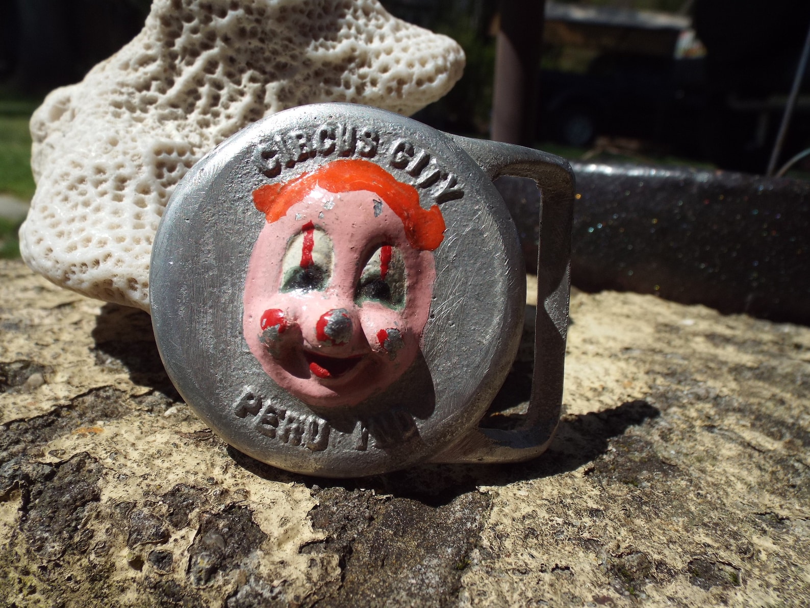 Very Rare Circus City Peru Indiana Clown Belt Buckle - Etsy