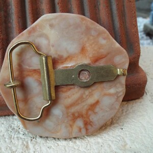 Classic Vintage Incolay Stone Lady Godiva and Centaur Mythology Belt ...
