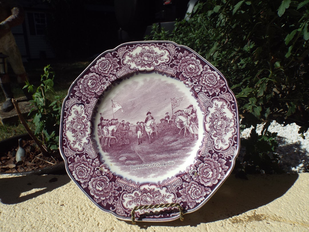 Crown Ducal George Washington Bicentennial 1732-1932 Memorial Plate ...