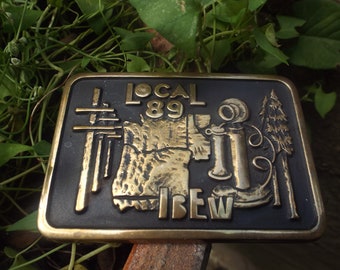 Ibew Belt Buckle - Etsy
