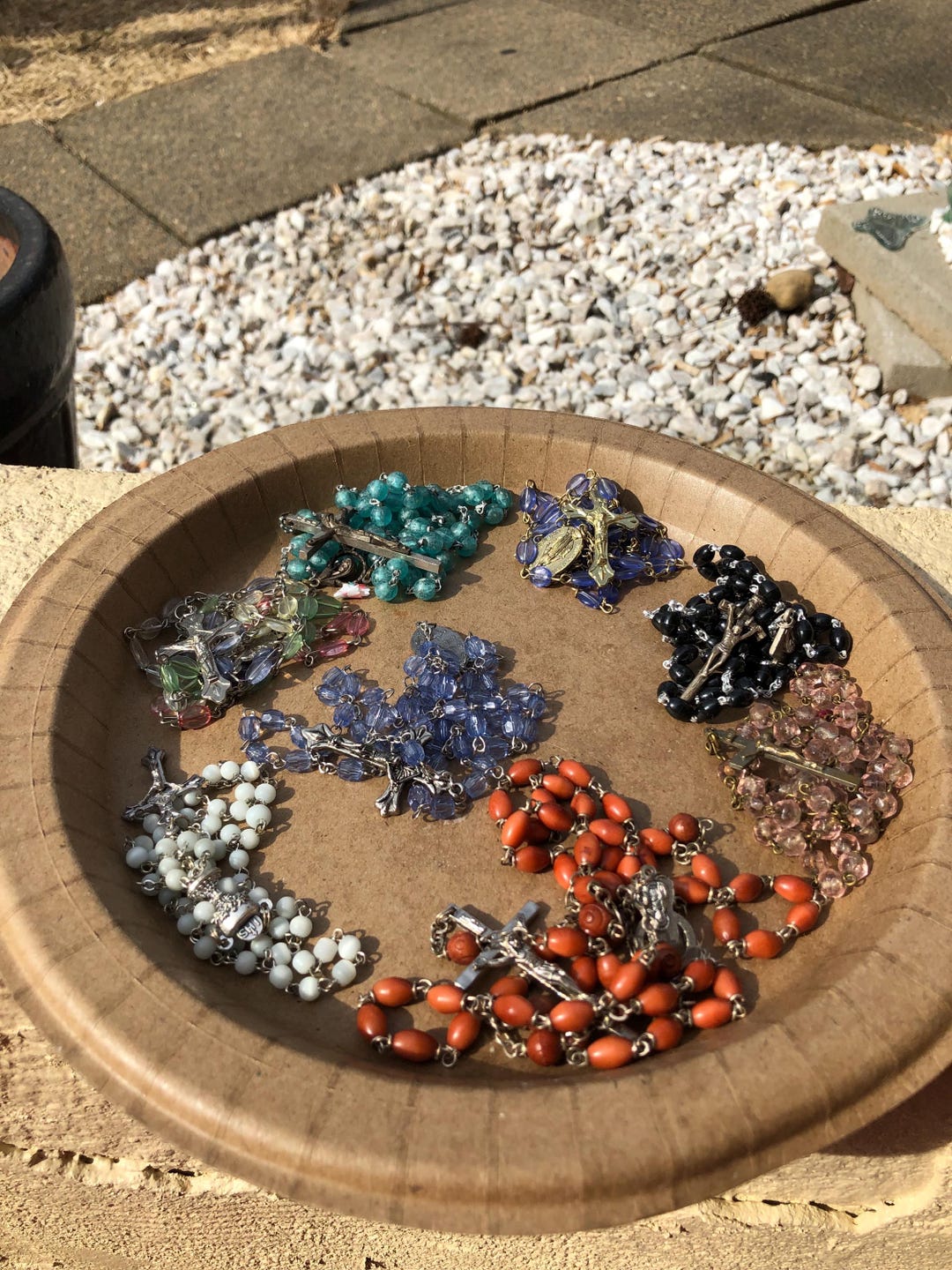 Rosary's- Nice Lot of 8 Different Vintage Rosary's - Etsy