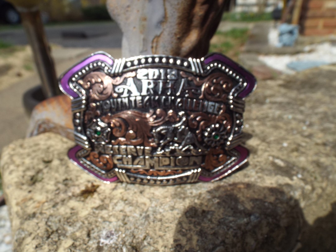 Custom BOB BERG A R H A Youth Team Challenge Reserve Champion Rodeo ...