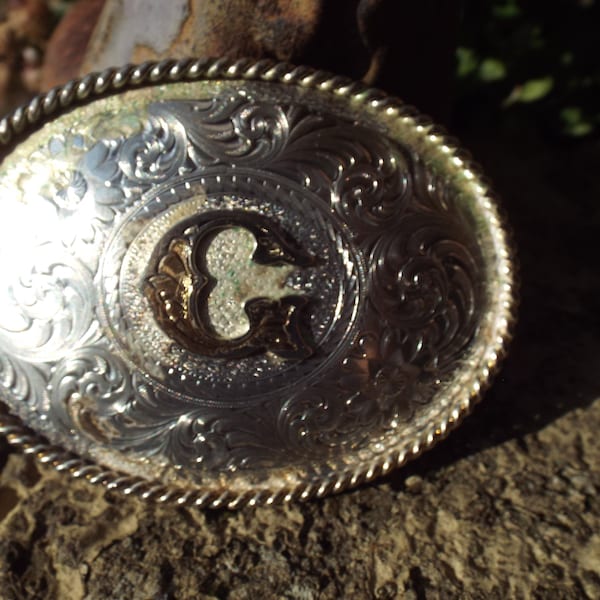 Silversmith Belt Buckle - Etsy