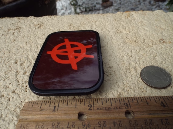 Rare Red With Dark Blood Background Anarchy Anarchist… - Gem