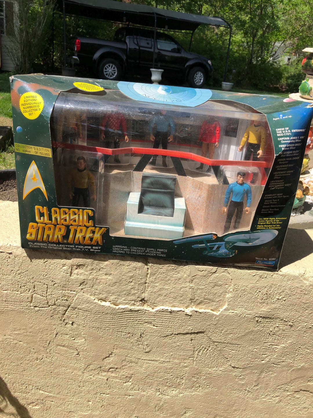 Classic Star Trek Bridge Collector Figures Set 1993 Playmates Numbered ...