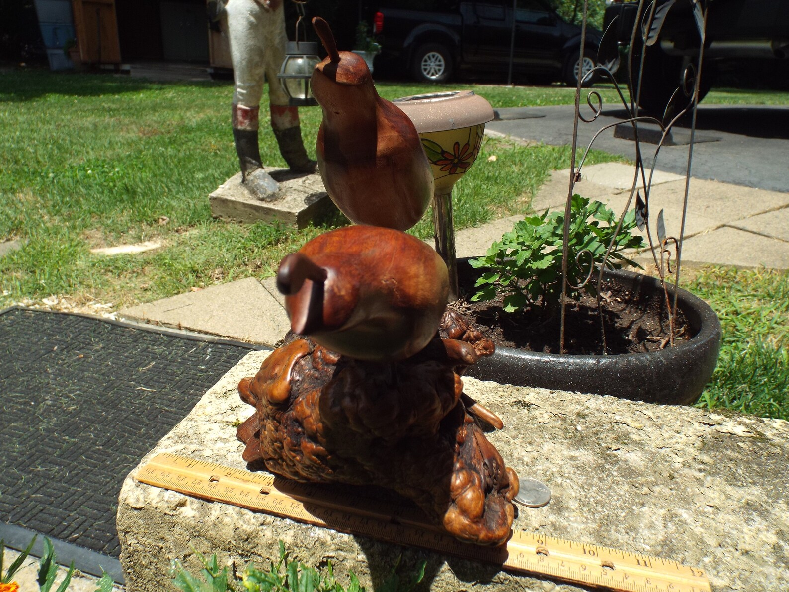 A Stunner........pair of Quail Hand Carved Wood Bird Decoy | Etsy