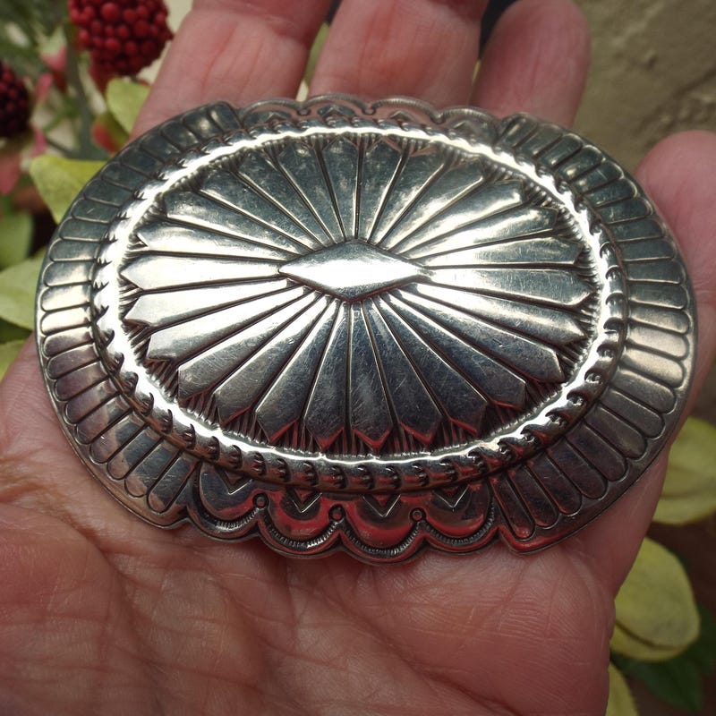 Concho Belt Buckle - Etsy