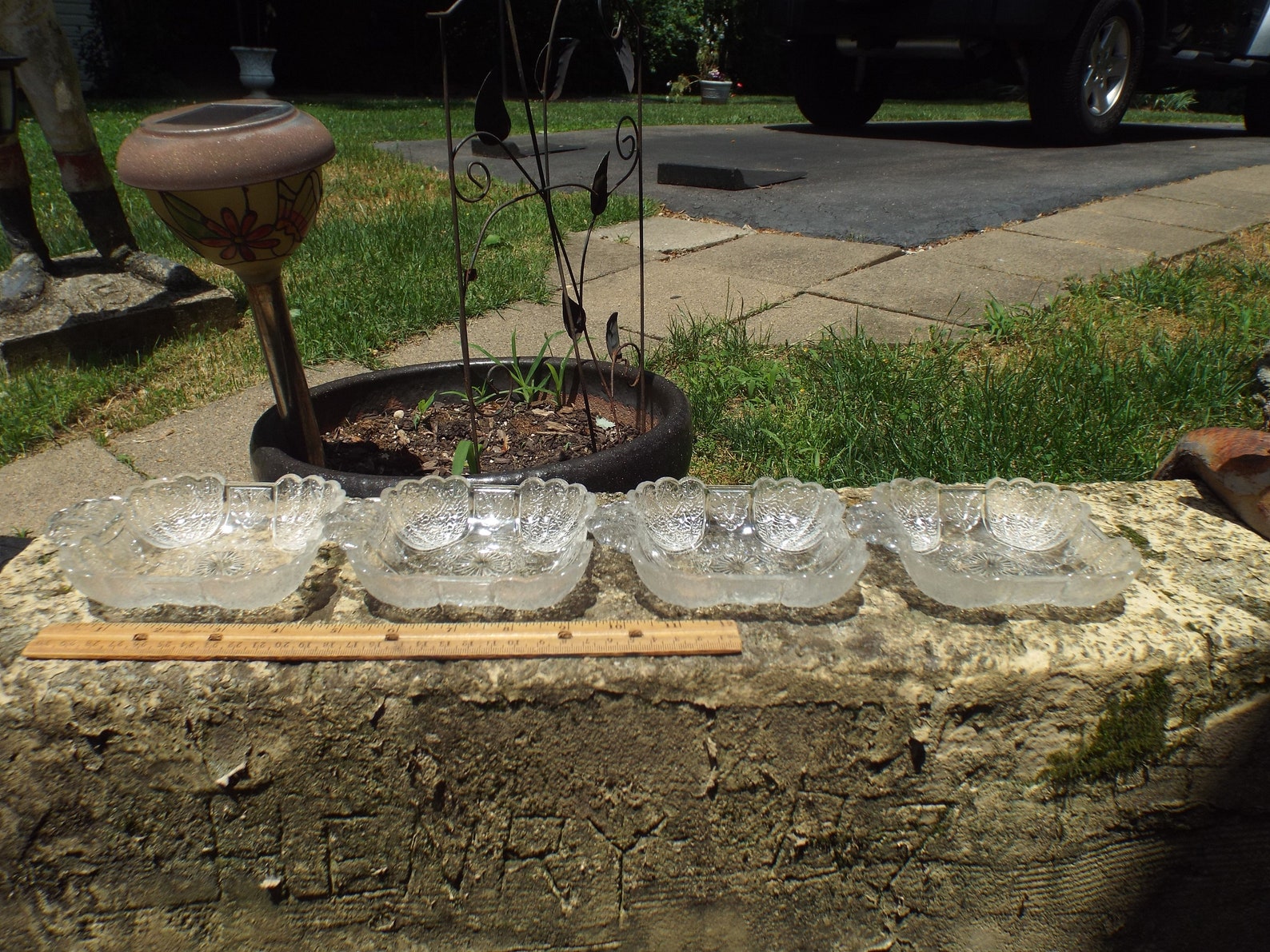 EAPG George Duncan and Sons 1880 Shell and Tassel 4 Glass - Etsy