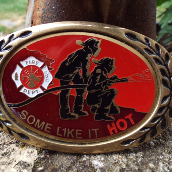 Fire Dept Belt Buckle - Etsy