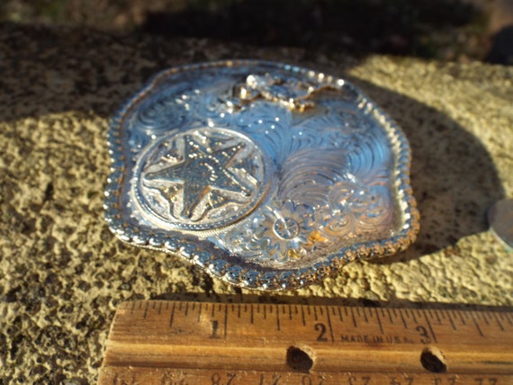 Classic Vintage Montana Silversmiths Western Engraved… - Gem