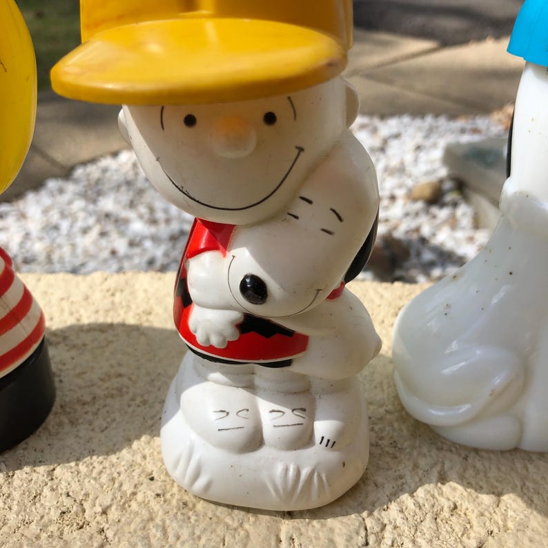 Collection Lot of Avon Peanuts Snoopy Cartoon Characters Schroeder 8 ...