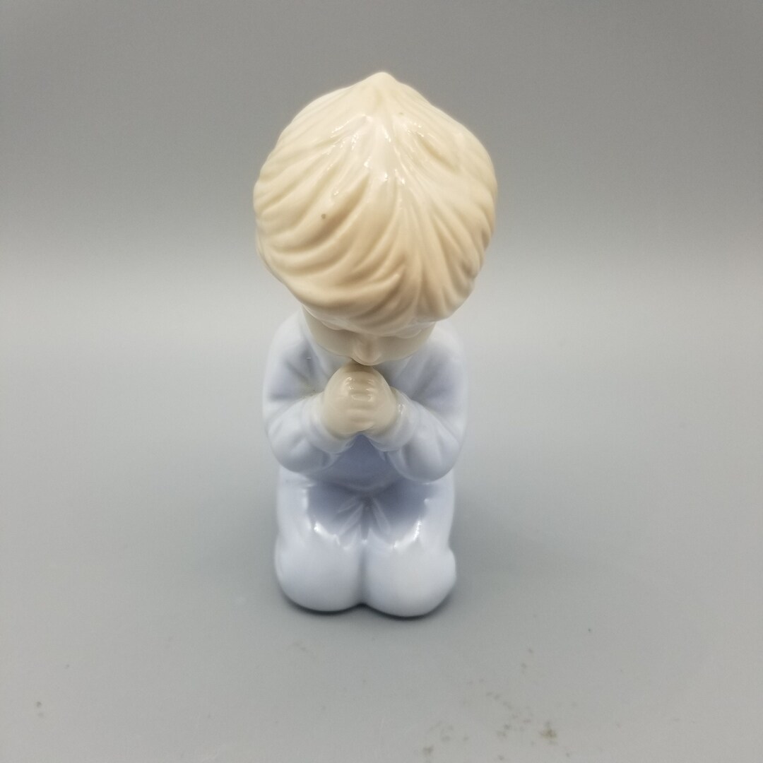 Vintage 1996 Roman Praying Boy Figurine - Etsy