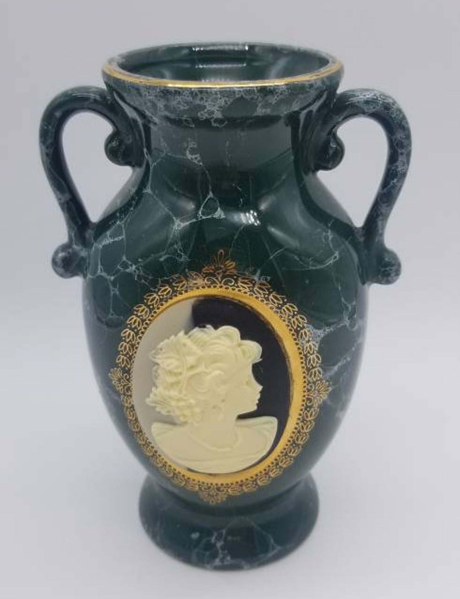 Pottery Cameo Vase - Etsy