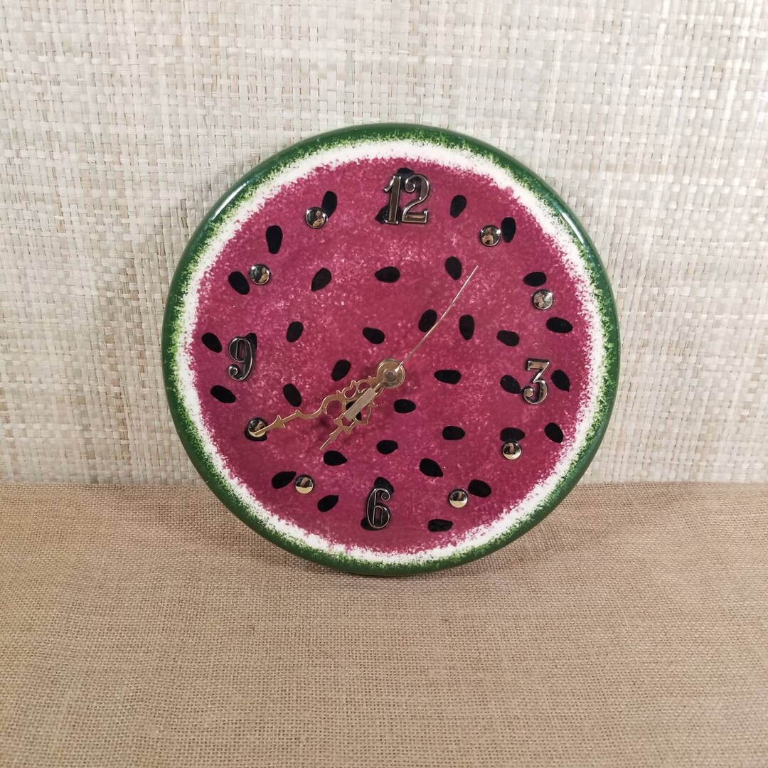 Small Watermelon Wall Clock Wall - Etsy