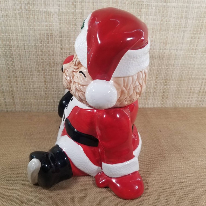 Vintage 1990 Brenda Thomas Winking Skating Santa Claus Bear - Etsy