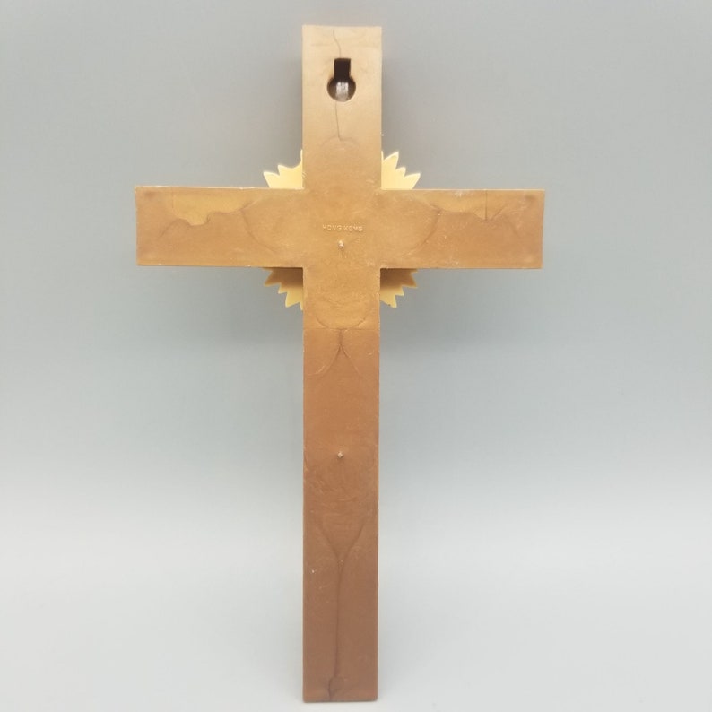 Vintage Crucifix Hidden Compartment With Candles - Etsy