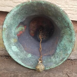 Vintage Heavy Metal Embossed Finial Bell - Etsy