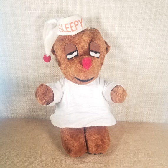 Vintage Sleepy Plush - Etsy