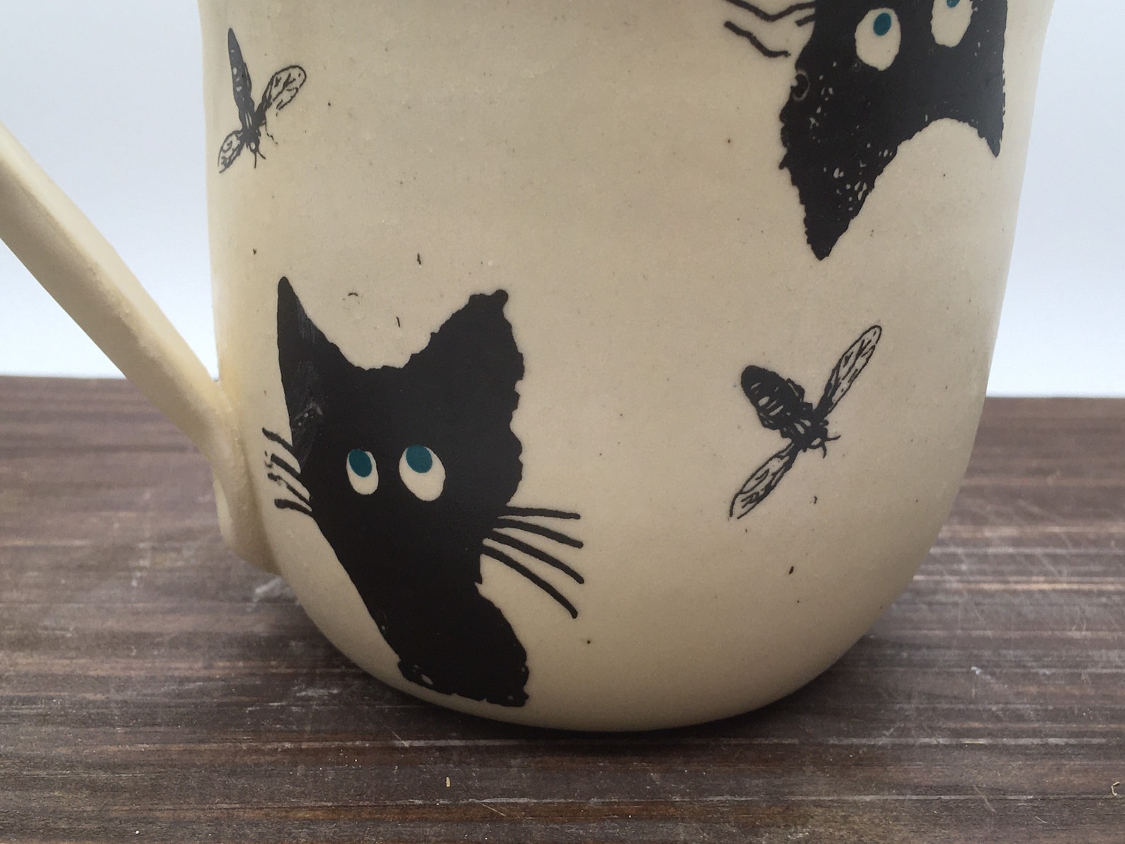 Cat Handmade Pottery Mug Ceramic Mug Cat Mug Funny Mug | Etsy