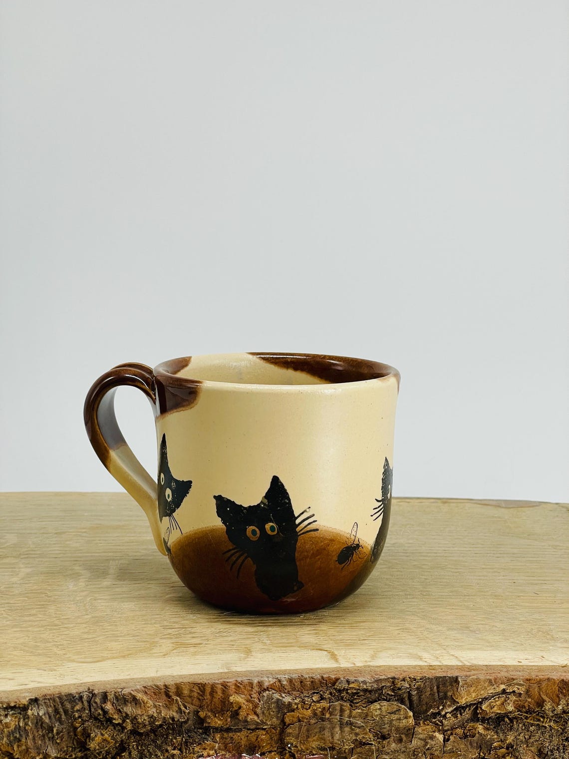 Cat Handmade Pottery Mug, Ceramic Mug, Cat Mug, Funny Mug - Etsy