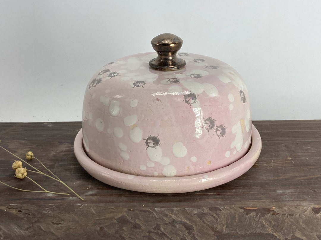 Lady Bug Butter Dish Ladybug Butter Keeper Pottery Butter - Etsy