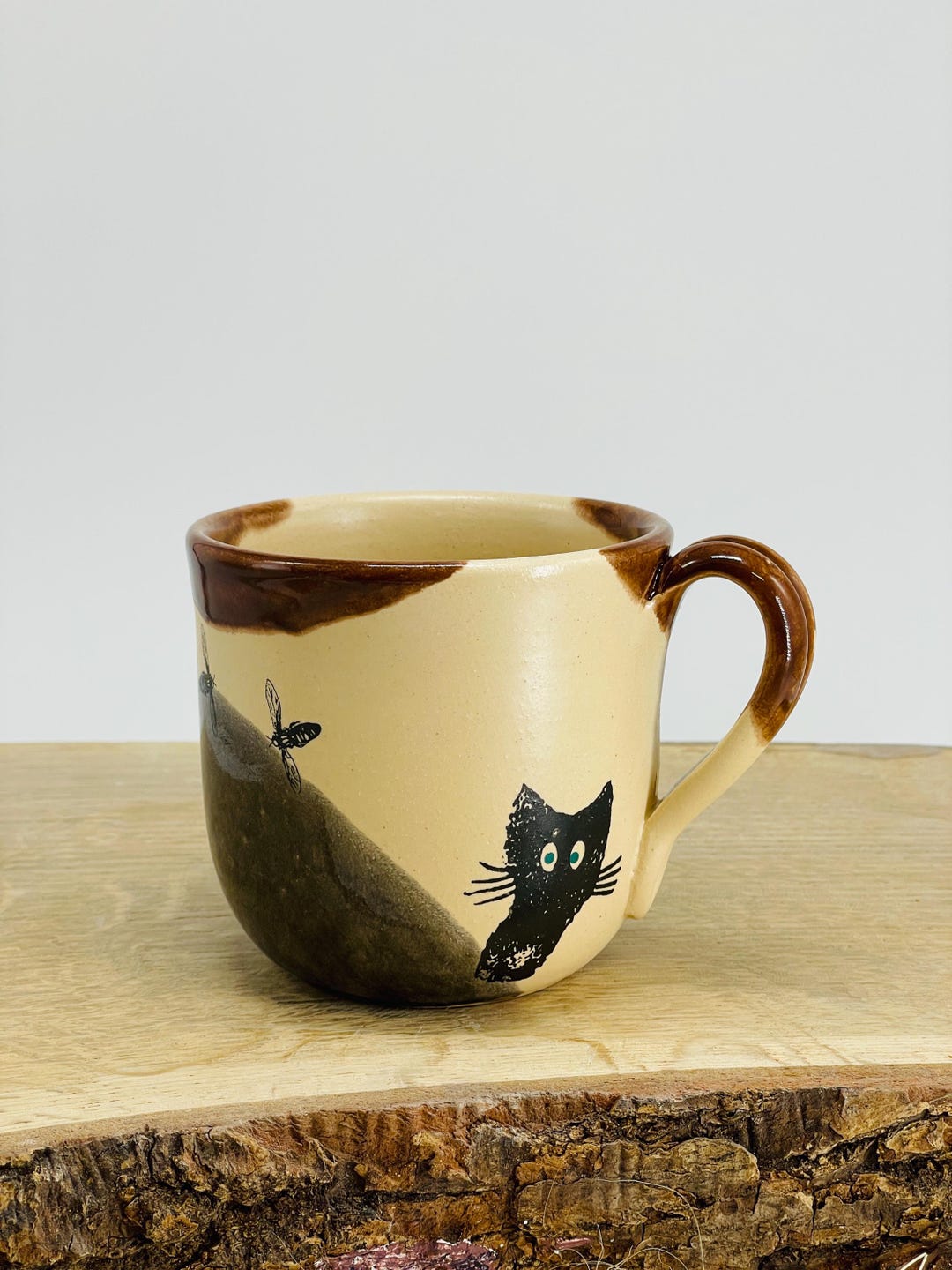 Cat Handmade Pottery Mug, Ceramic Mug, Cat Mug, Funny Mug - Etsy