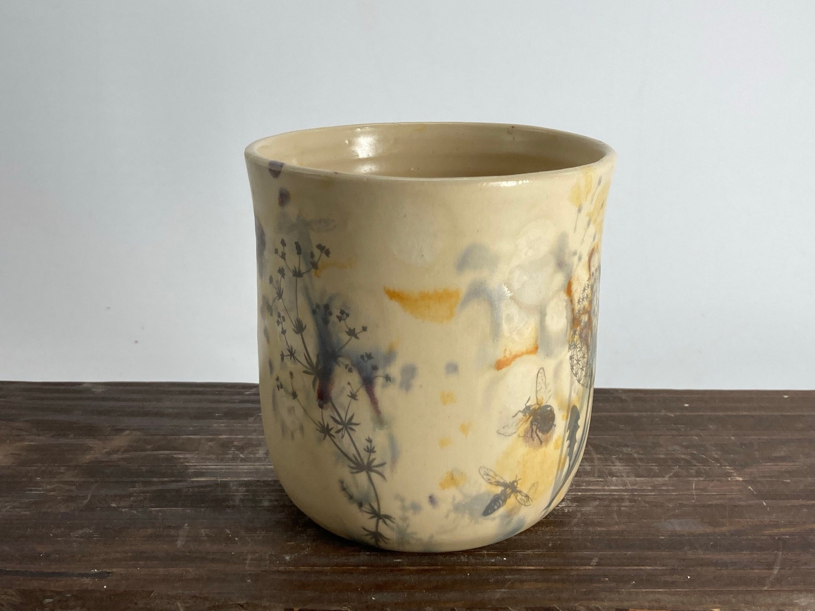 Dandelion Mug Pottery Dandelion Cup Botanical Pottery Cup - Etsy