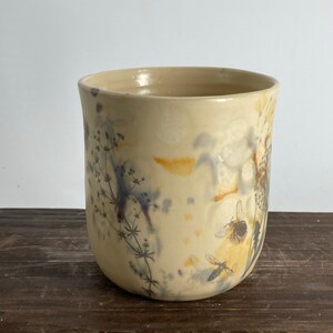 Dandelion Mug Pottery Dandelion Cup Botanical Pottery Cup - Etsy