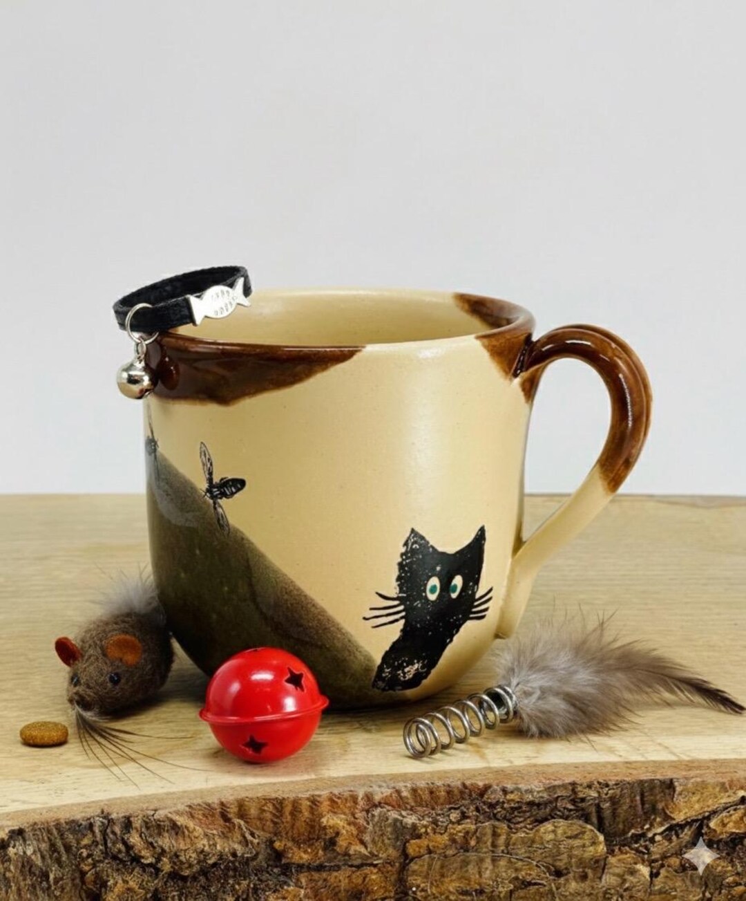 Cat Handmade Pottery Mug, Ceramic Mug, Cat Mug, Funny Mug - Etsy