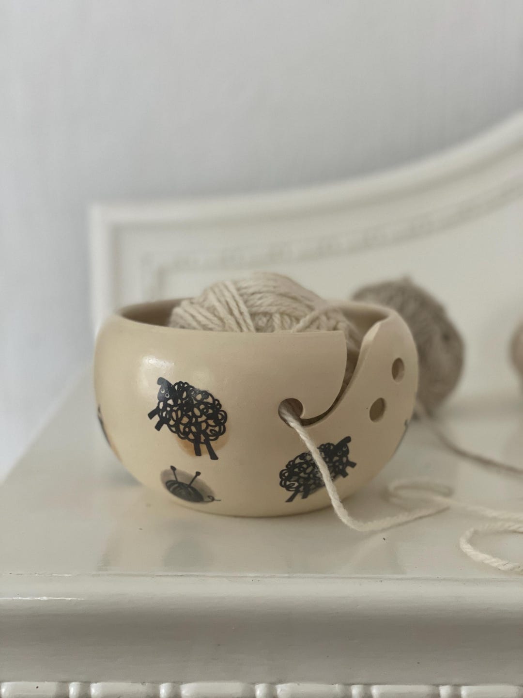 Black Sheep Yarn Bowl, Yarn Bowl, Funny Yarn Bowl, Knitting Lovers - Etsy