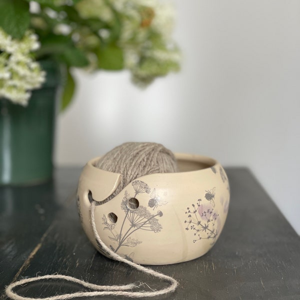 Ceramic Yarn Bowl - Etsy