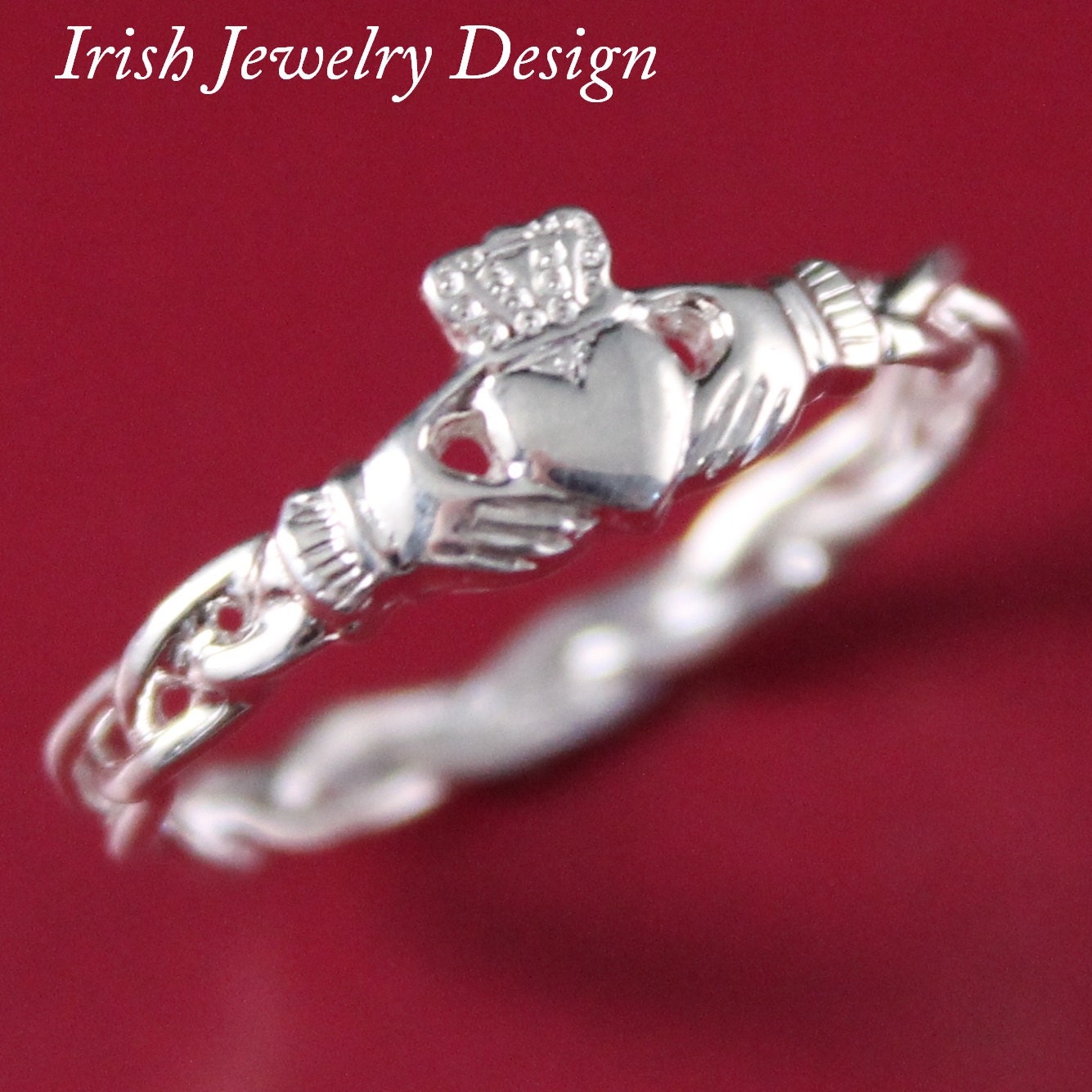 Claddagh Ring Ladies Claddagh Ring. Available in 9K 14K 18K - Etsy Canada