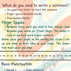 Writing Simple Sentences; Sentence Practice; Language Arts; Homeschool ...