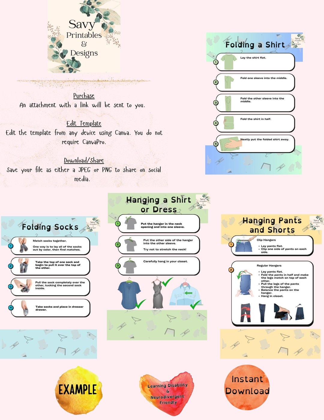 How to Do Laundry; Instructional, Step-by-step With Pictures, Folding ...