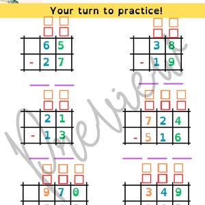 Subtraction With Regrouping: Examples, Guide, Reference, Worksheet ...