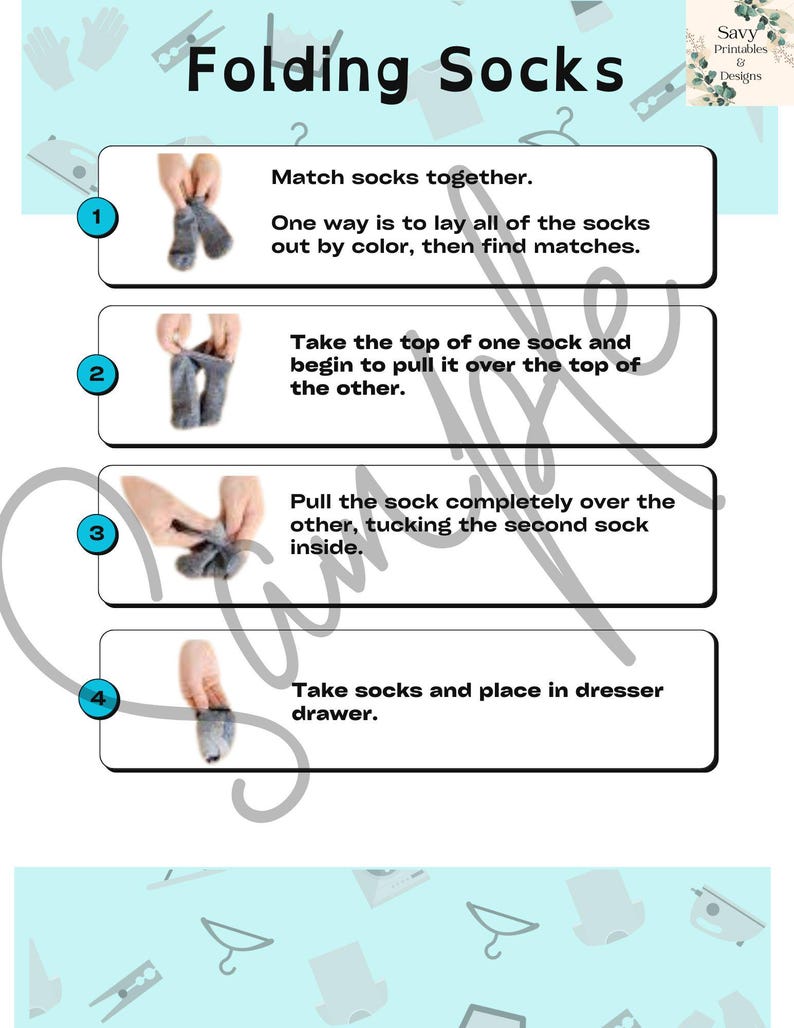 How to Do Laundry; Instructional, Step-by-step With Pictures, Folding ...