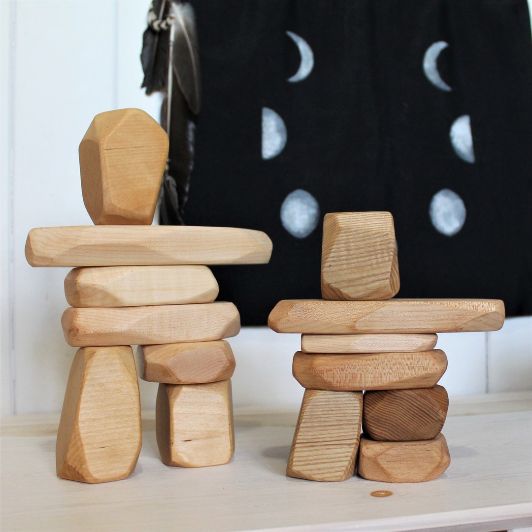 Wooden Blocks Kit, Stackable Toy - Etsy