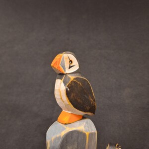 Puffins, Wooden Toy, Eco-friendly Toy, Animal Figurine - Etsy