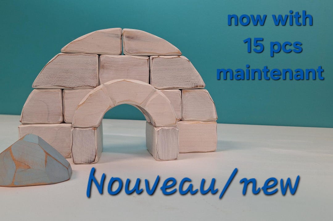 Igloo Toy, Wooden Puzzle, North Pole, Inuit House, Eco-friendly - Etsy
