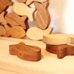 Balance Toy Fishes, Wooden Toy, Family Game, Balance Game, Eco-friendly ...