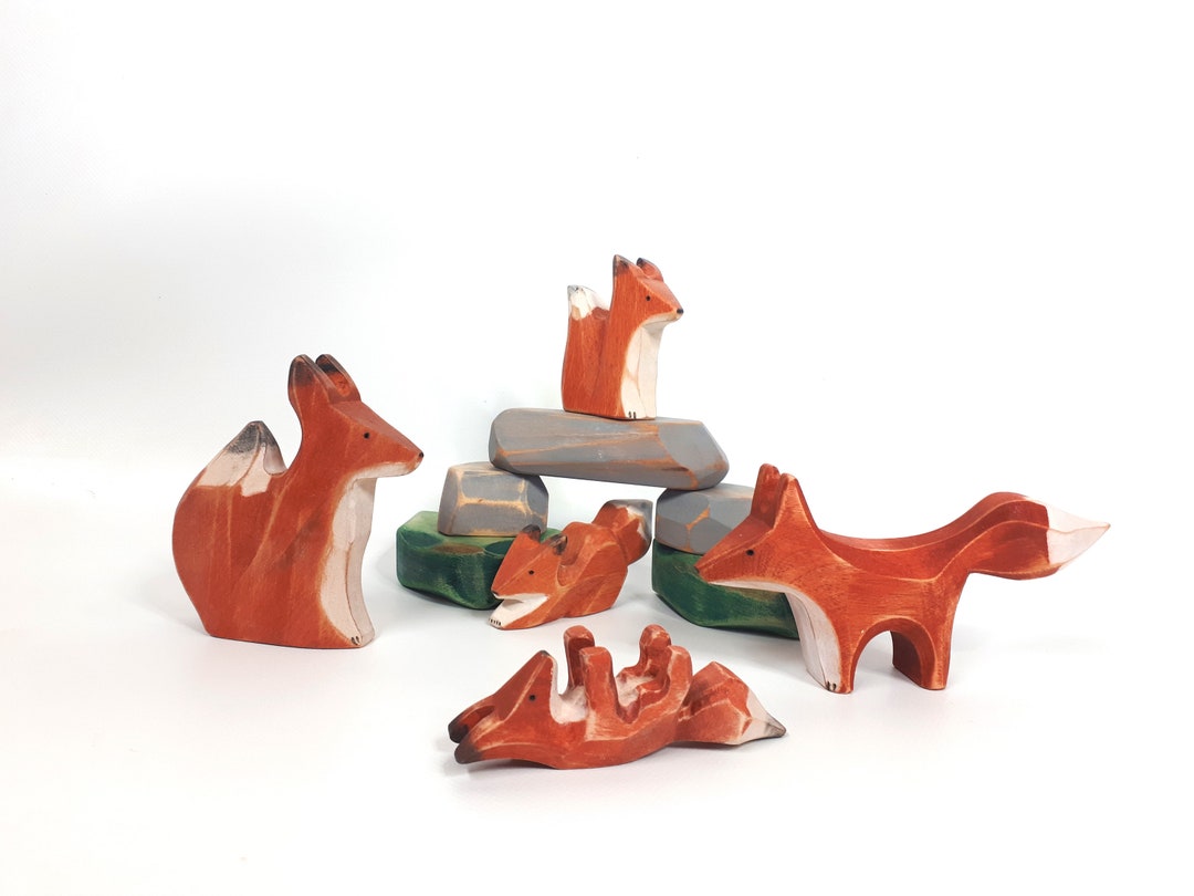 Big Arctic Playset Toy, Wooden Puzzle, North Pole, Inuit House, Arctic ...